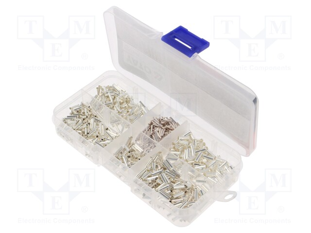 Juhtme isoleerimata hülsside komplekt 1000tk - Oomipood